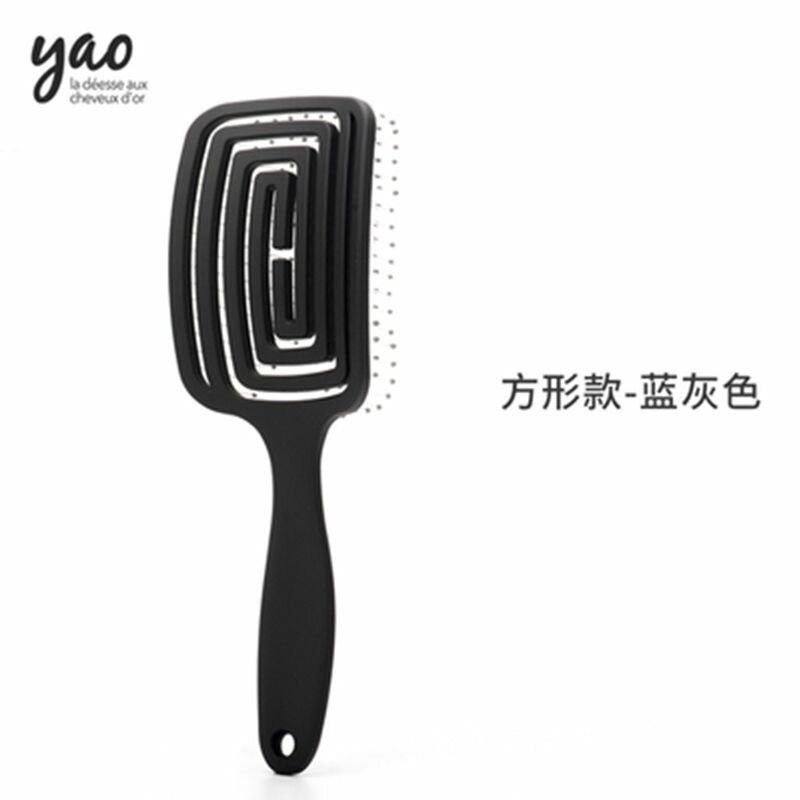 Корейская расческа Yao для взрослых, щетина кабана, подушечная расческа для женщин, длинные волосы, специальная детская расческа с отверстиями, портативная массажная расческа