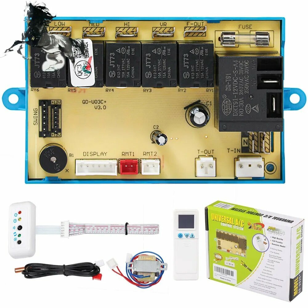 Универсальная плата управления системой кондиционирования с аксессуарами 110V-220V