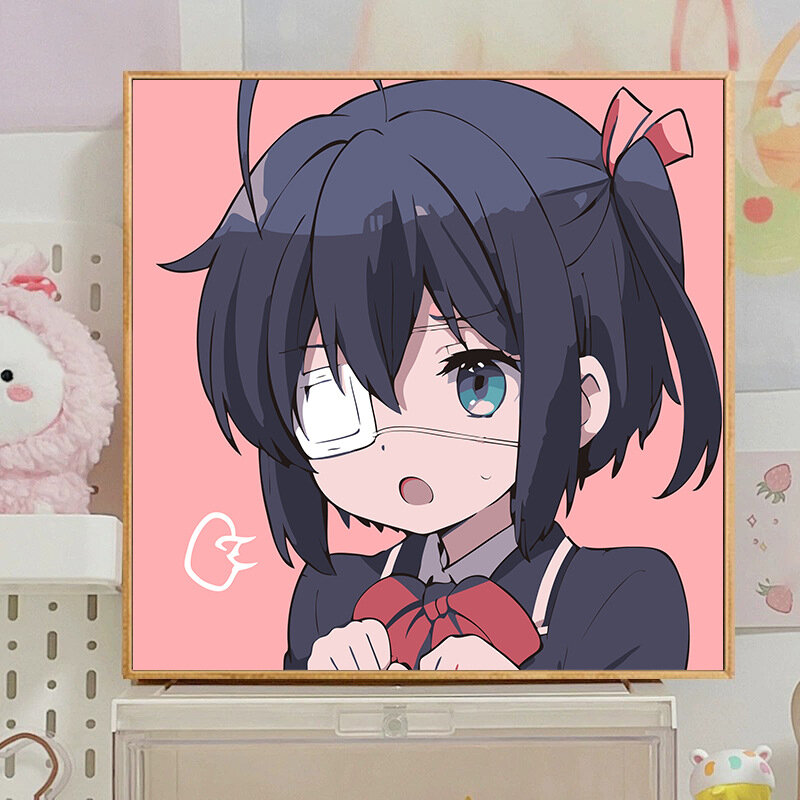 Bungo Stray Dogs Осаму Дадзай DIY Цифровая масляная живопись Раскраска ручной работы Накахара Чуя Аниме товары Акриловая живопись
