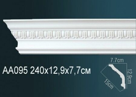 Карниз Потолочный для Ремонта Perfect AA095 Д240xШ7.7xВ12.9 см /Перфект.