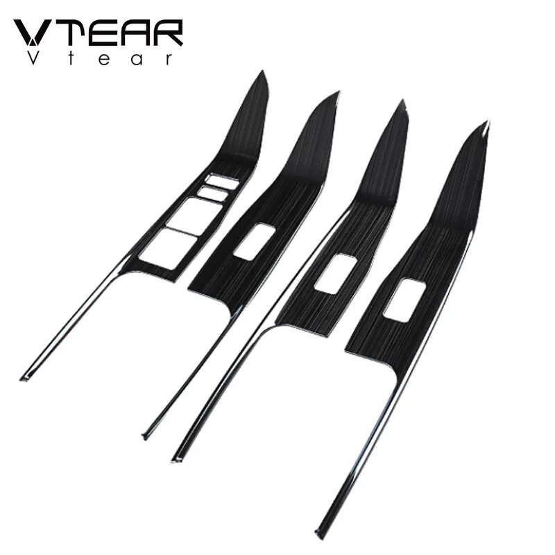 Кнопка регулировки окна Vtear, накладка, украшение для салона автомобиля, аксессуары против грязи, детали для Changan Uni-k Unik 2023, Black