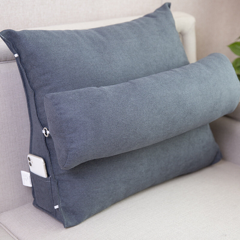 Подушка для дивана с большими спинкой и поясничной поддержкой, подушка для кровати, офисный диван, поддержка для поясницы, мягкая подушка для ленивого татами