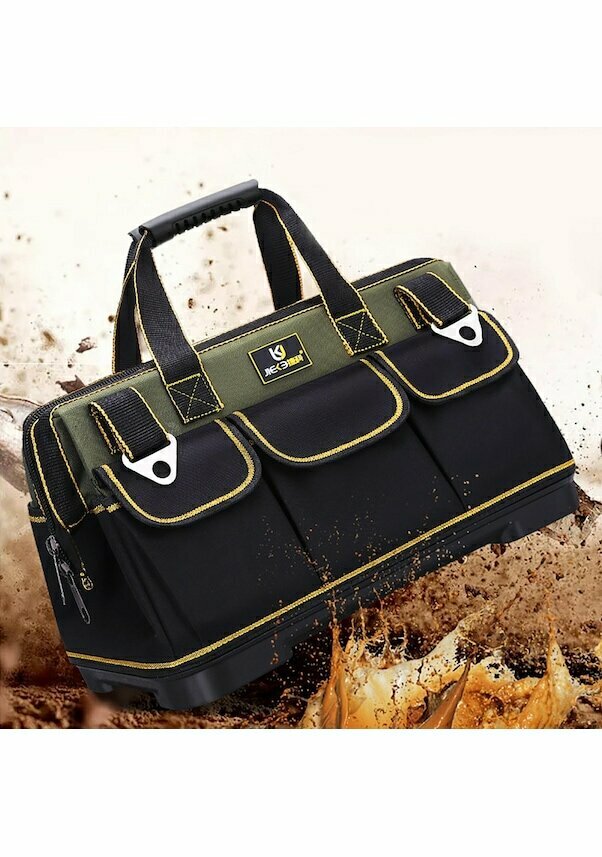 Набор инструментов Многофункциональный комплект Водонепроницаемый и износостойкий Комплект для ремонта оборудования Ткань Oxford, утолщенная, износостойкая Ручная сумка для инструментов