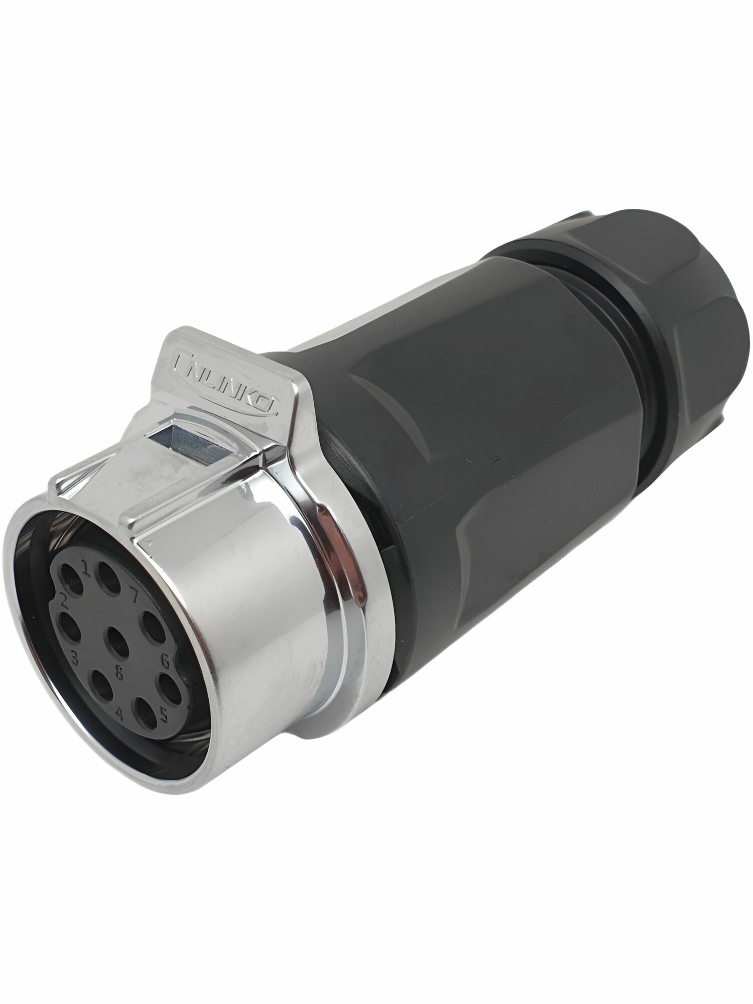 Разъем CNLINKO LP-28 8-пиновый, мама, 8pin, IP67, кабель-кабель