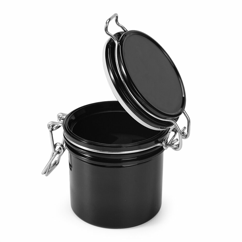 Контейнер для хранения герметичного упаковки бутылок клея для ресниц с активированным углеродом, инструмент для наращивания ресниц, защита от протечек и окисления, черный, размер предмета 10.6*8.4см, размер упаковки 10.6*8.4*7.8см, вес упаковки 116г,