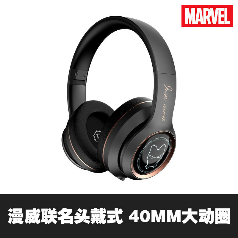 Беспроводная спортивная гарнитура Marvel с Bluetooth, шумоподавление, компьютерная гарнитура для киберспорта, сверхдолгое время работы от батареи