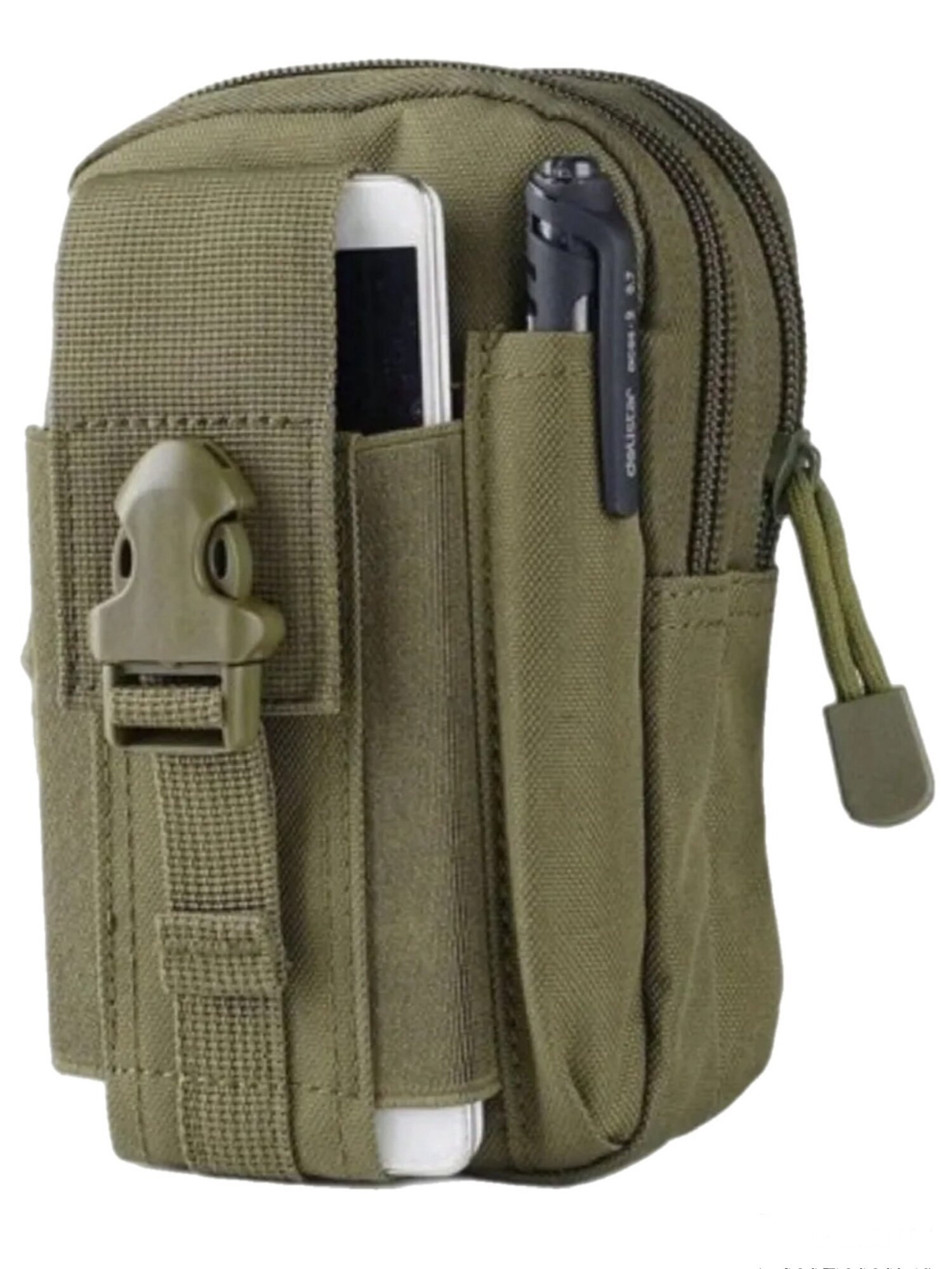 Подсумок органайзер тактический олива, влагозащитный, вместительный