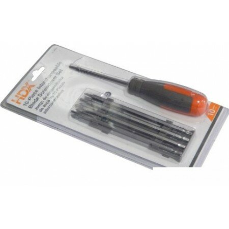 Набор отвертка с битами Partner 392-308 (10 предметов)