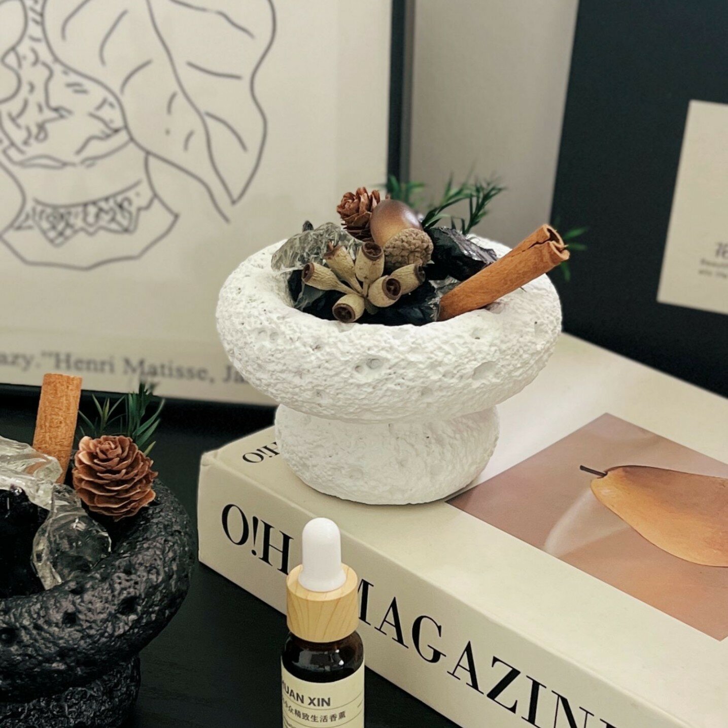 Диффузор эфирных масел "Волшебник страны Оз", ароматическая свеча, подарочная коробка, кристаллический камень, домашний декор для женщин на день рождения