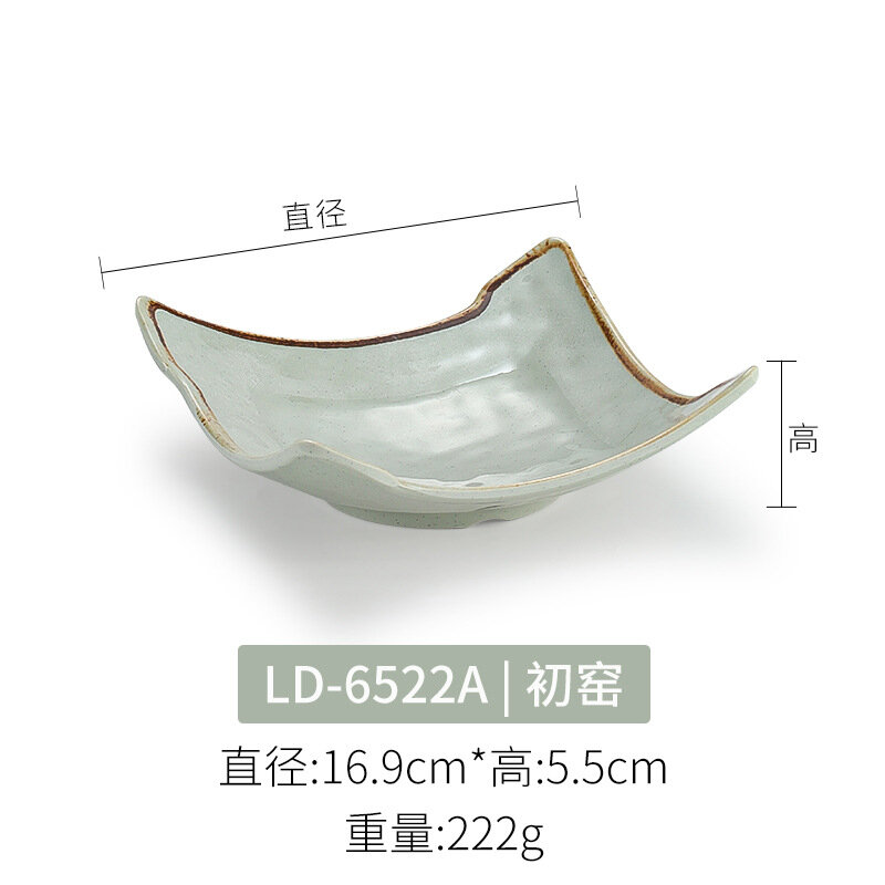 Меламин Творческий закуска тарелка специальной формы посуда отель Ресторан KTV холодное блюдо пластик имитация фарфора