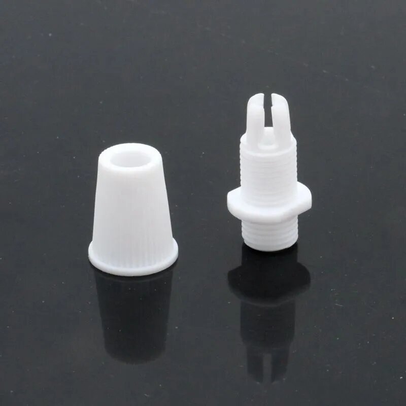 007 ,20 шт/партия, Цанговый зажим для провода светильника, кабельный зажим пластиковый, резьба наружная М10х1