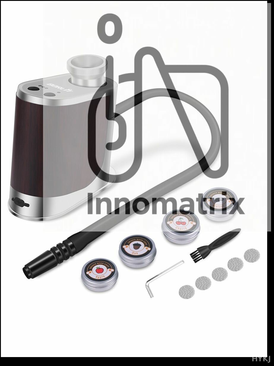 Перезаряжаемый дымогенератор BORUiT Серебро