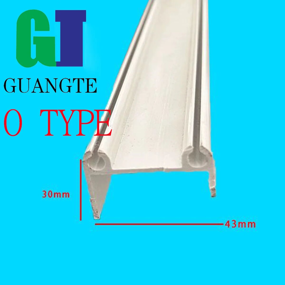 1 м комплект T/O, резиновое уплотнение для нижней части двери гаражных рольставней O Matching notch