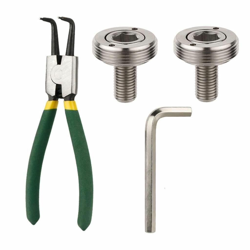 Винты для крепления каретки 2 шт, Титановый цвет