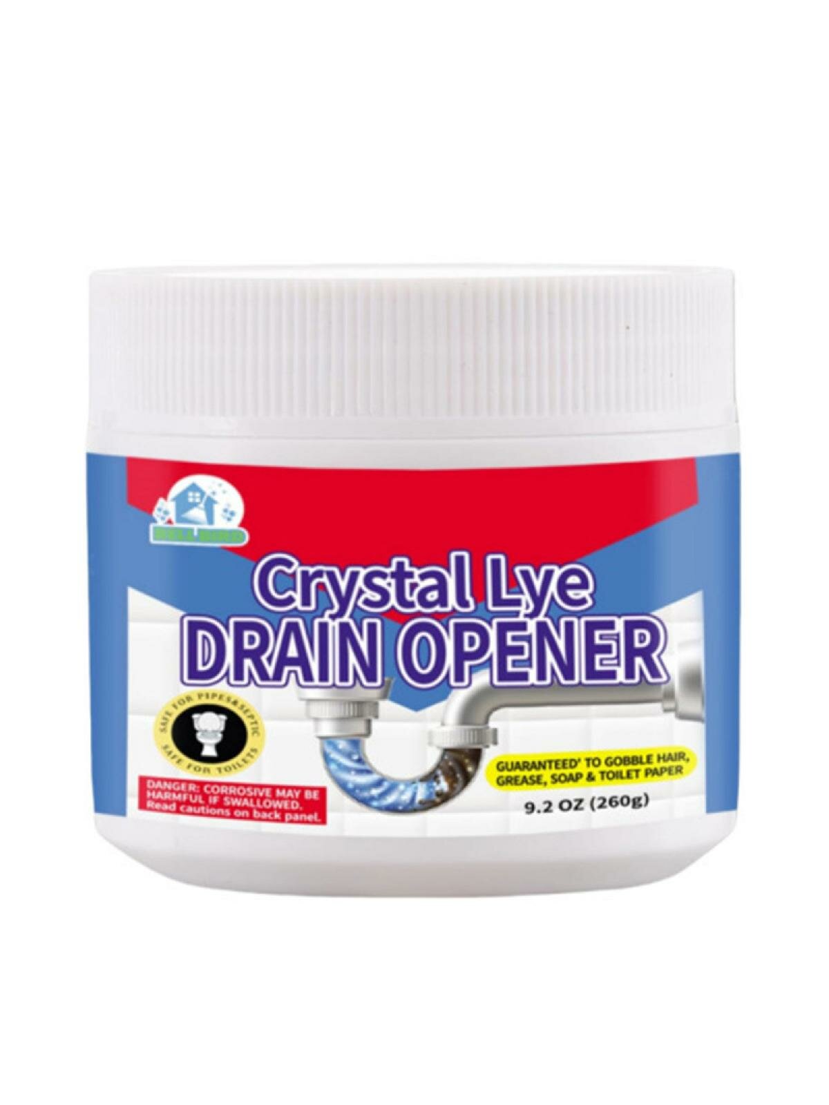 Прочная кухонная открывалка для слива с использованием алюминия и гидроксида натрия