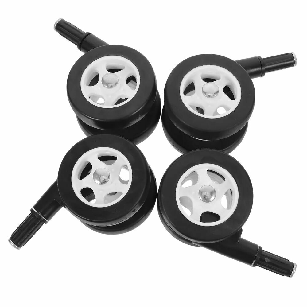 Износостойкие колеса для ходунков, быстрая установка, тихая работа, 4 штуки, размер 9,00 5,00 3,80 см