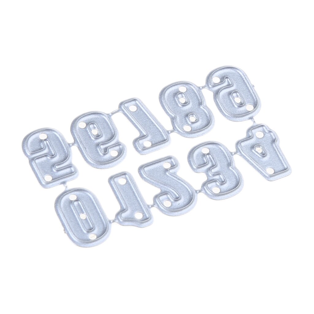 Цифры Режущие Штампы Металлический Трафарет Шаблон Плесень Из Углеродистой Стали Плесень Для Тиснения Ремесла Украшения для Домашней Школы