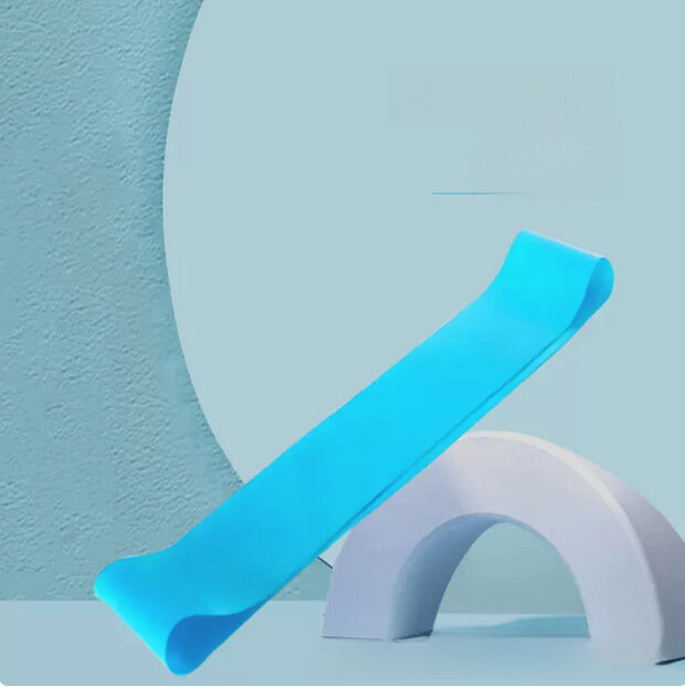 Yoga Stretch Band Fitness Products Resistance Band Plastic Leg Squat Hip Tighting Band Stretch Tpe Ring Resistance Ring Bouncing Ring Blue 1 Strip