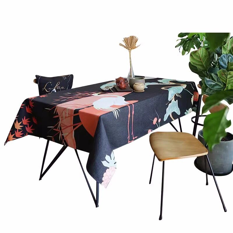 Ткань для обеденного стола, кофейного стола, мастерская живопись, цифровая печать, американский французский стиль, легкая роскошь, высококачественная сельская столовая скатерть