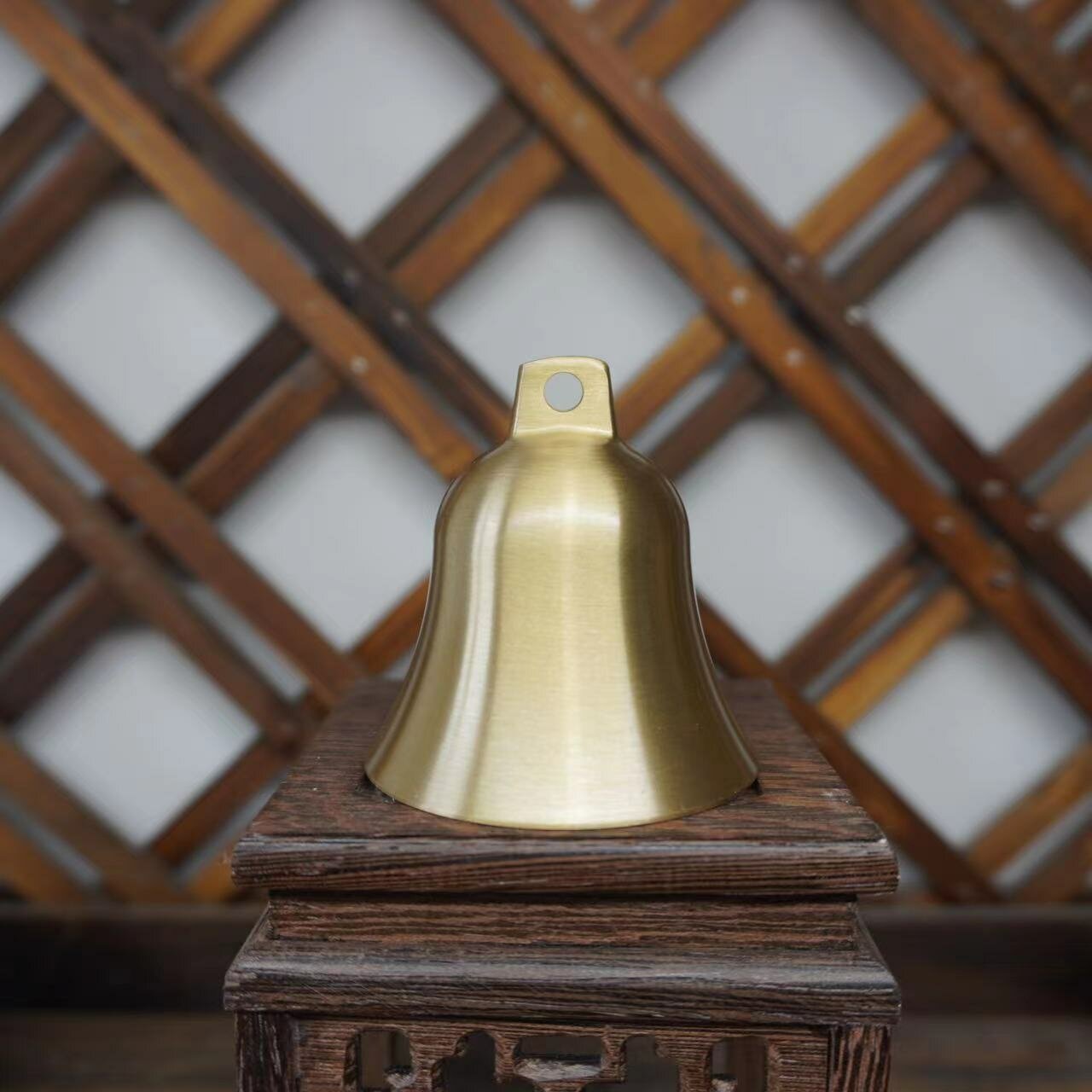 Медный колокольчик, украшение из чистой меди, латунный дверной колокольчик, большие и малые размеры, дверной звонок, сверхгромкий домашний ветровой колокольчик.