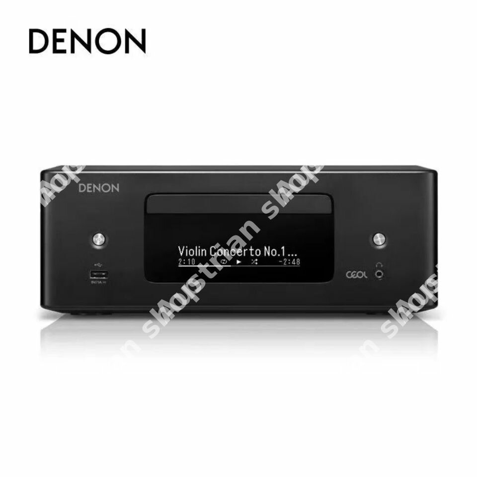 Потоковый усилитель DENON RCDN12 в эксклюзивном черном цвете оснащен технологией HEOS, Bluetooth, а также портами HDMI ARC и USB