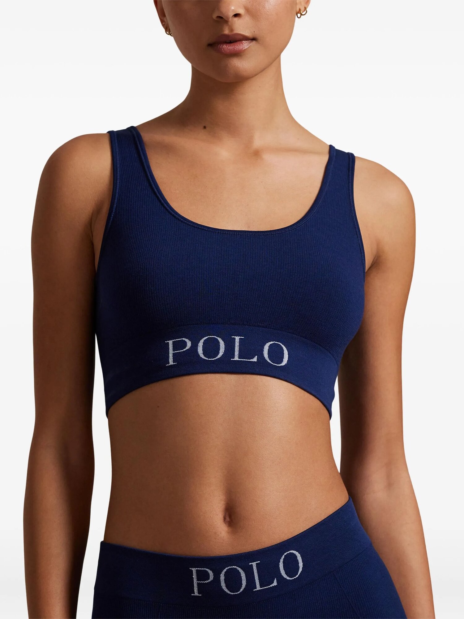 Топ Polo Ralph Lauren, размер M, темно-синий — фото 1