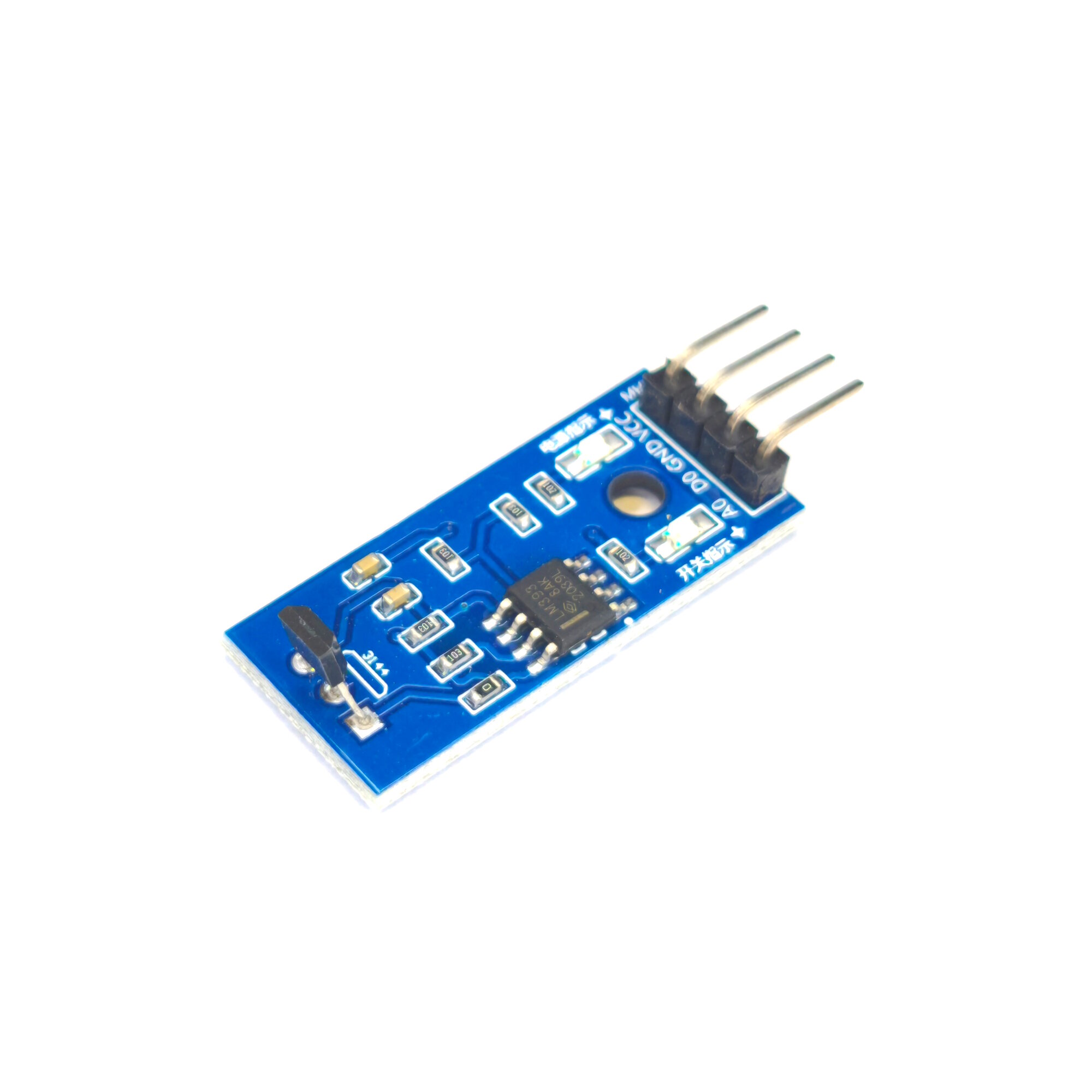 Датчик Холла на плате с компаратором LM393