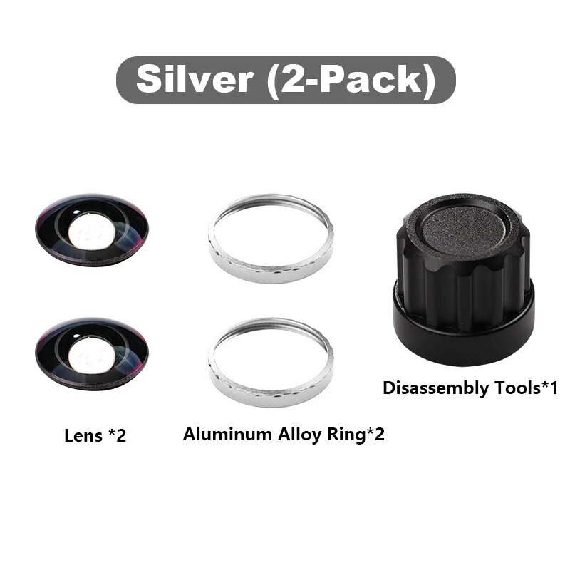 Стекло для Insta360 X5, Silver, 2шт