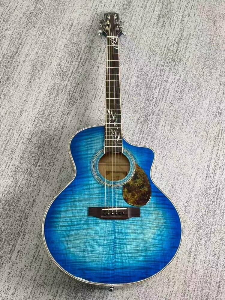 Акустическая гитара Электроакустическая MODEL-02M 6-струнная, корпус Ель, Каури 41"