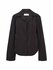 Куртка LITKOVSKA Notched-lapel cropped jacket, размер 44, black/black