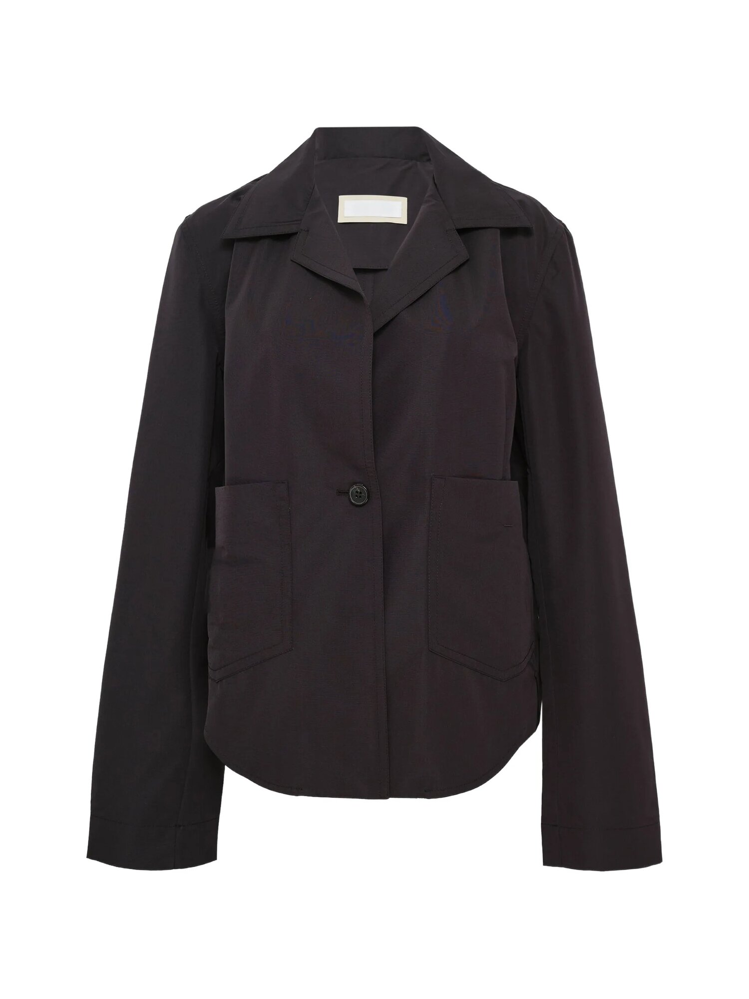 Куртка Notched-lapel cropped jacket