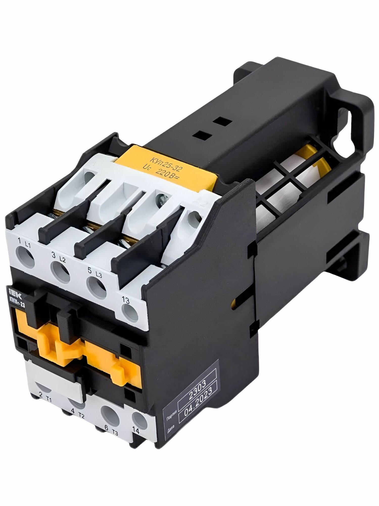 Контактор КМИп-23210 KARAT IEK, 32А, Кат: 220В/АС3, 1НО, Артикул: KMD21-032-220-10.