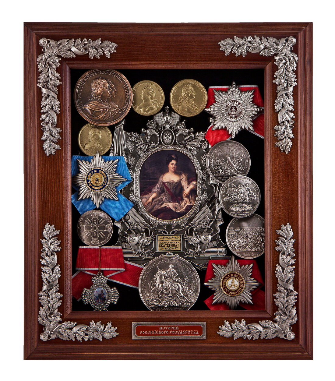 Панно "Екатерина I" мал. 34х30х4 см. ПГИ-292мал