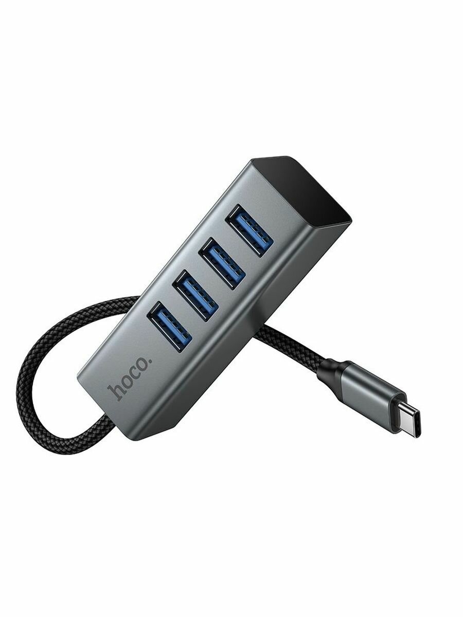 Переходник на MacBook адаптер 4xUSB-A 3.0, хаб для макбука