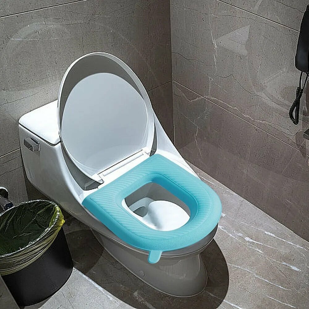 Подушка для сиденья унитаза из высокоэластичного материала EVA для бытового использования, моющаяся и протираемая, универсальное кольцо для сиденья унитаза для любого сезона в ванной комнате