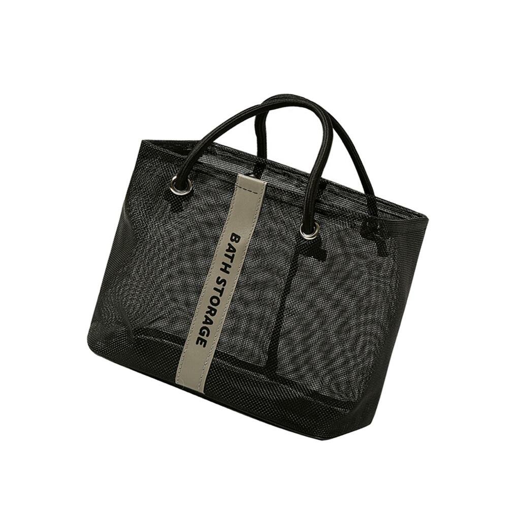 Сумка-сетка для душа, Маленький черный