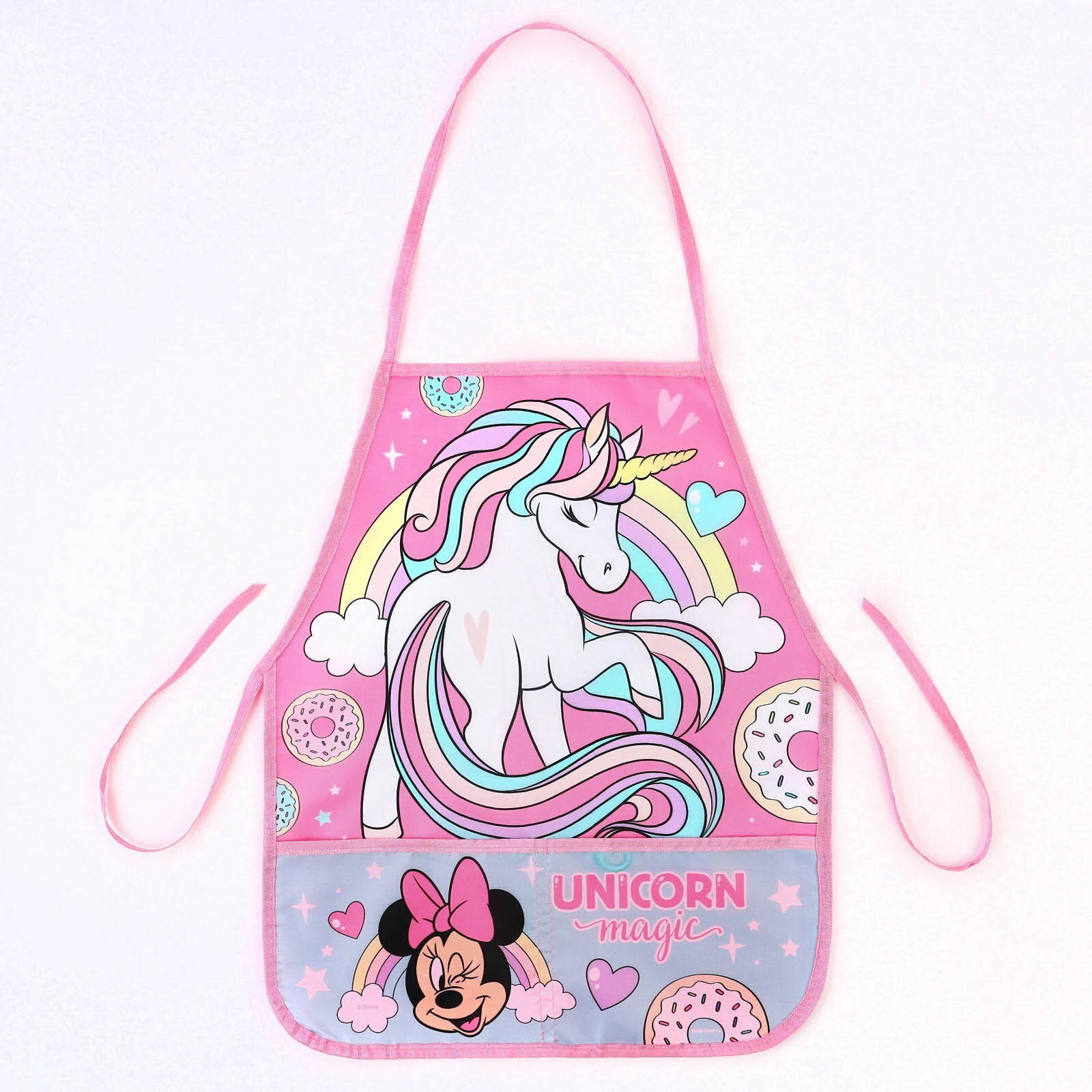 Фартук для труда 490x395, Минни Маус и единорог, вид: фартук