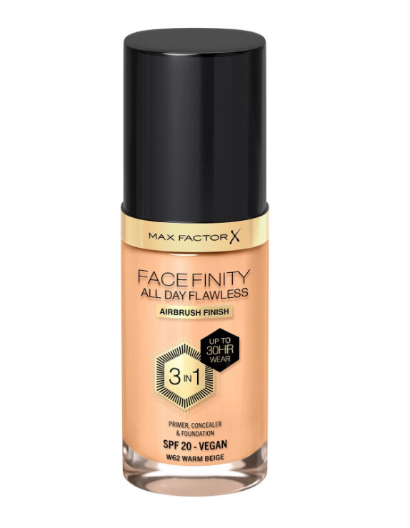 Тональная основа Facefinity All Day 3in1 W62 Warm Beige
