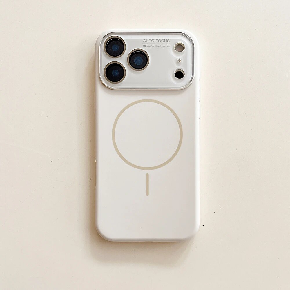 Бежевый чехол MagSafe для iPhone 15 Pro