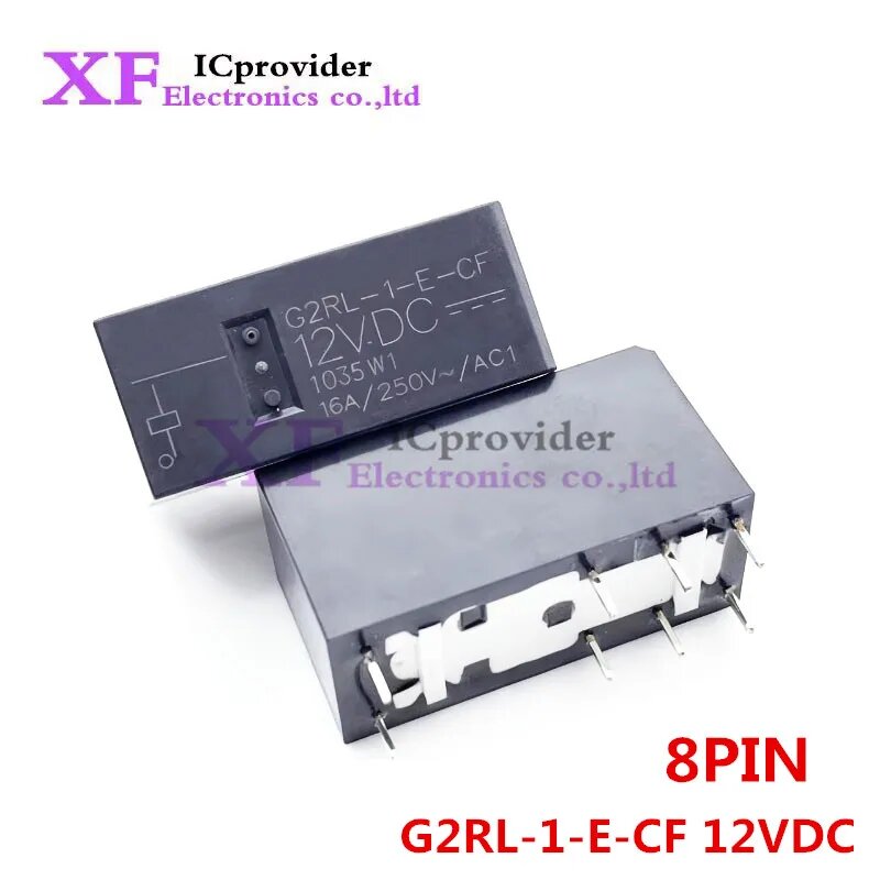 Силовые реле ICprovider G2RL-1-E 16А 12В G2RL-1-E 12VDC