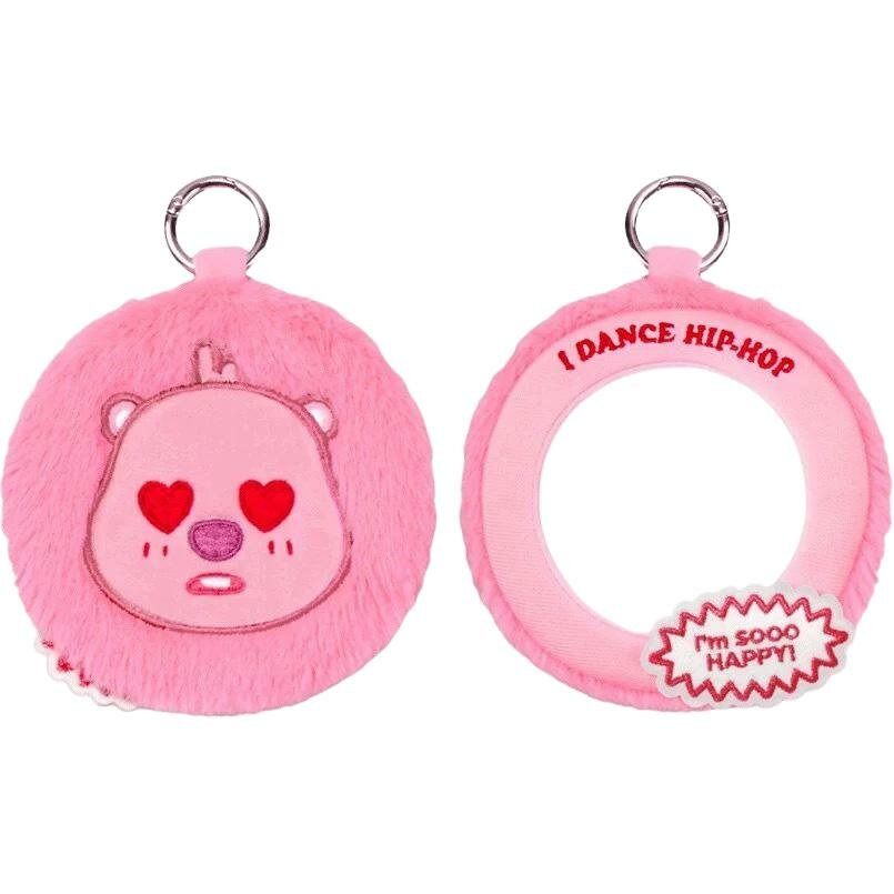 Игрушка унисекс POP MART Zanmang Ruby Loopy Beaver Весенний Фестиваль, Год Дракона, Благословение и Удача, розовый, Confirmed-Seven Blessings-Pocket Mirror (Random Style)
