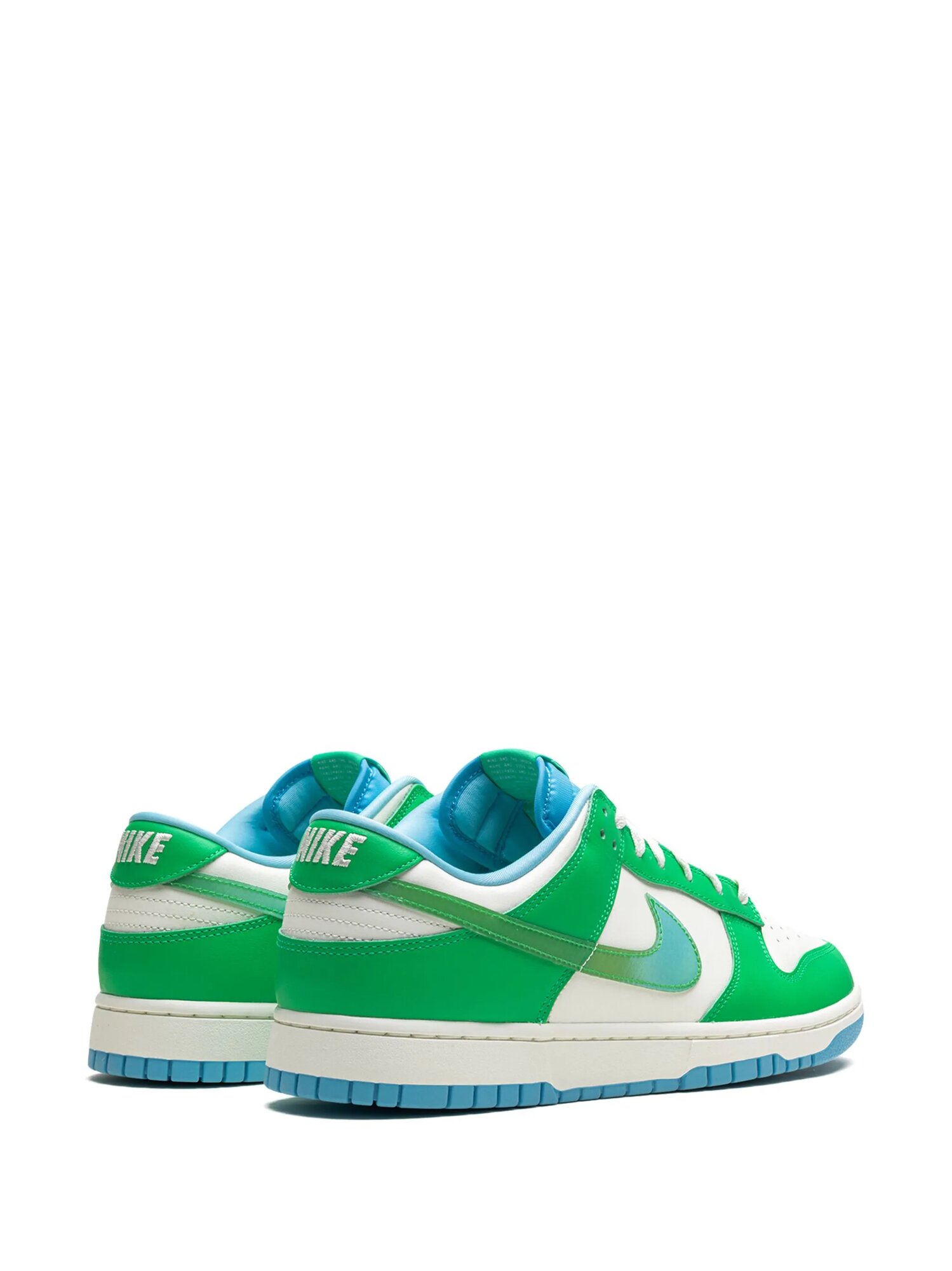 Кроссовки NIKE Dunk Low, размер 14 US, зеленый — фото 1