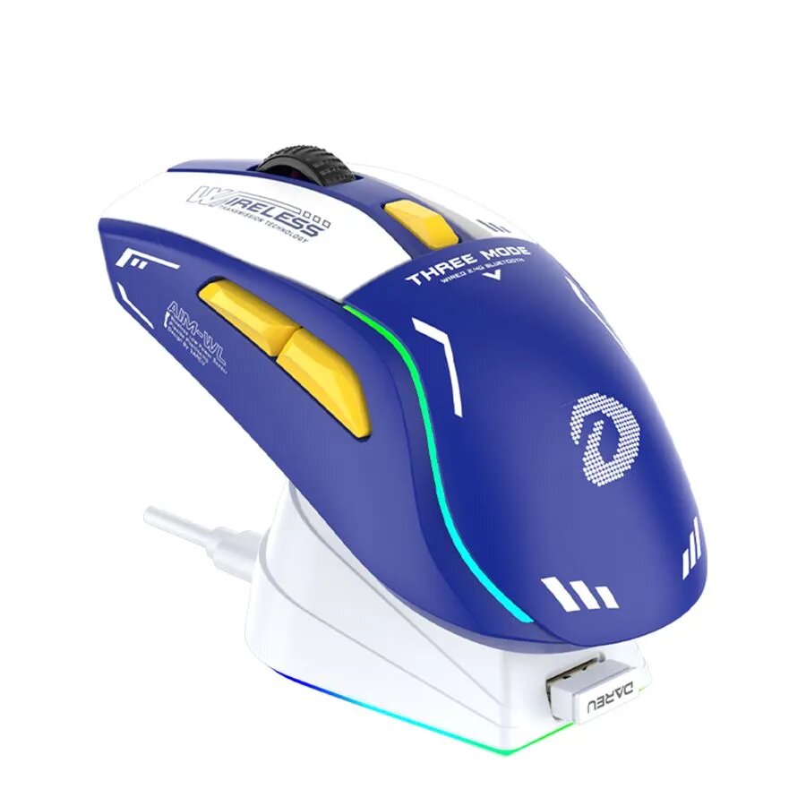 DAREU Игровая мышь проводная A950, синий