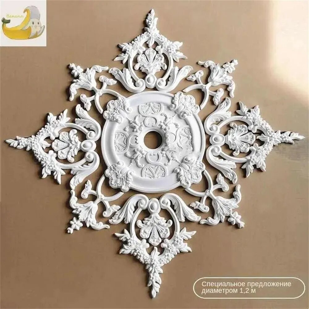 Декоративный элемент розетка потолочная