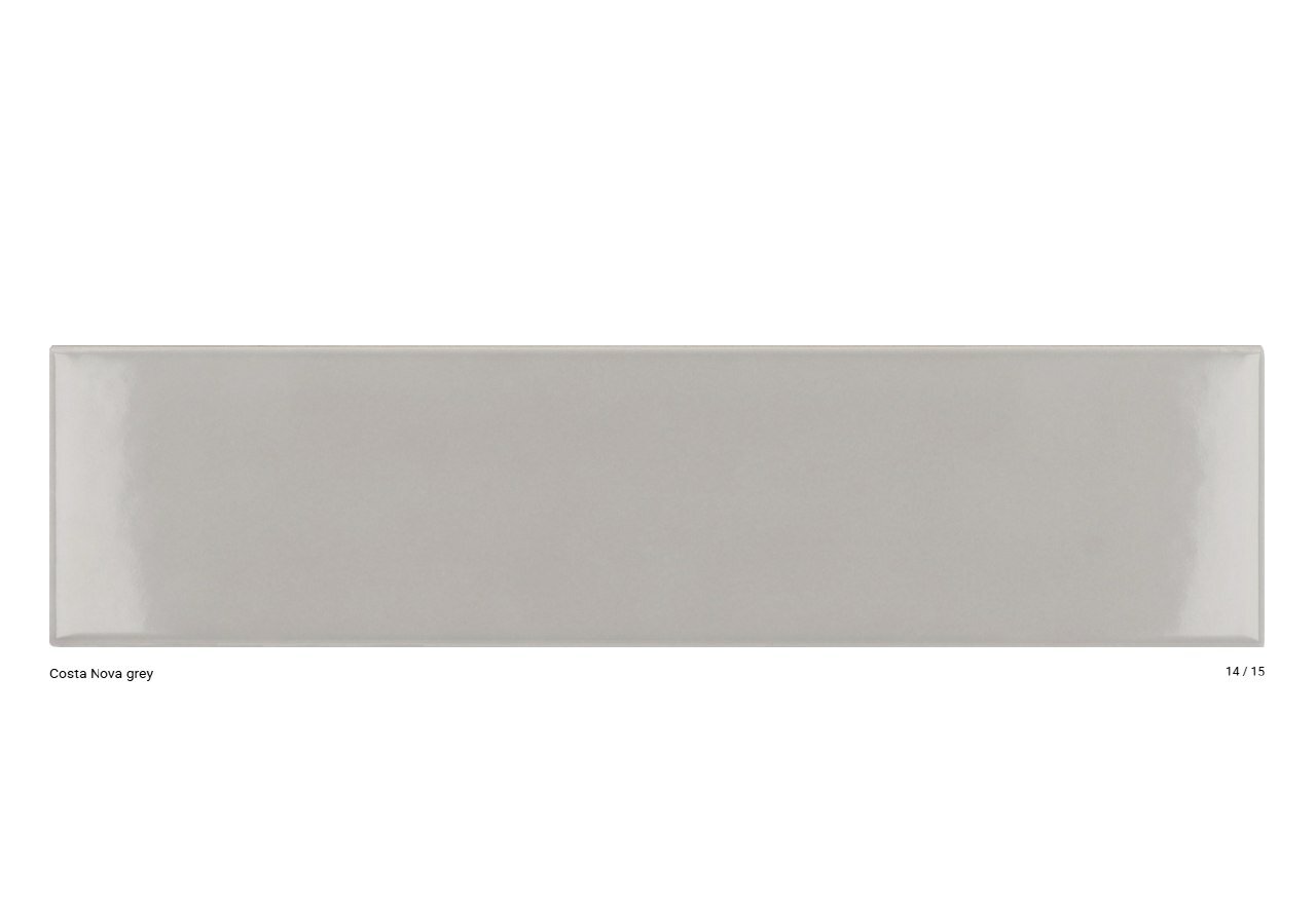 Плитка Equipe COSTA NOVA GREY MATT 5x20см, 60шт (0.6м2)