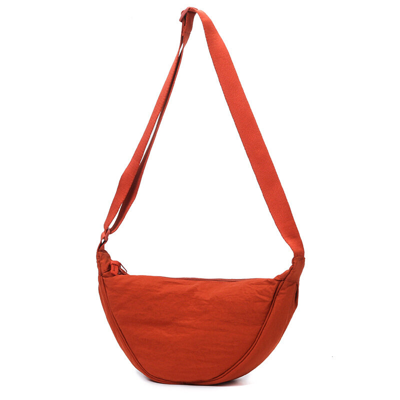 Фабрика-производитель Youjia: женская сумка-кроссбоди в стиле примерочной, нейлоновая сумка-пельмень Xiaohongshu, студенческая сумка через плечо, тканевая сумка.