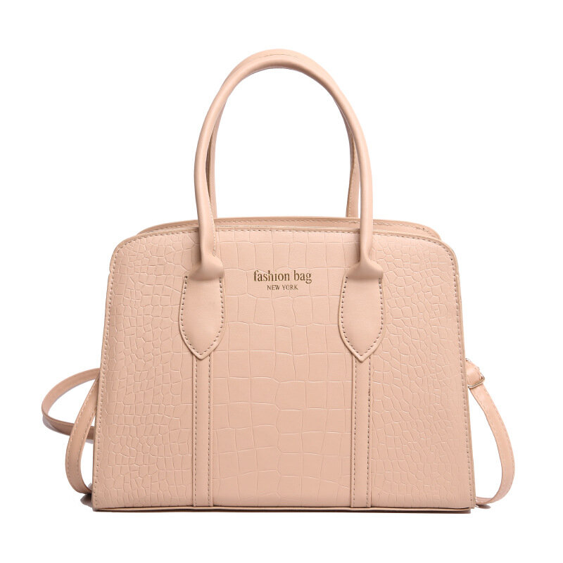 Текстурированная дизайнерская сумка для женщин 2026 года, новые европейские и американские сумки, сумка через плечо, большая вместимость, сумка для поездок, большая сумка