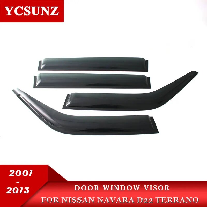 ABS Боковая дверь окна козырек ветряные дефлекторы для Nissan Navara Terrano D22 2003 2004 2005 2008 2009 2010 2011 2012 2013