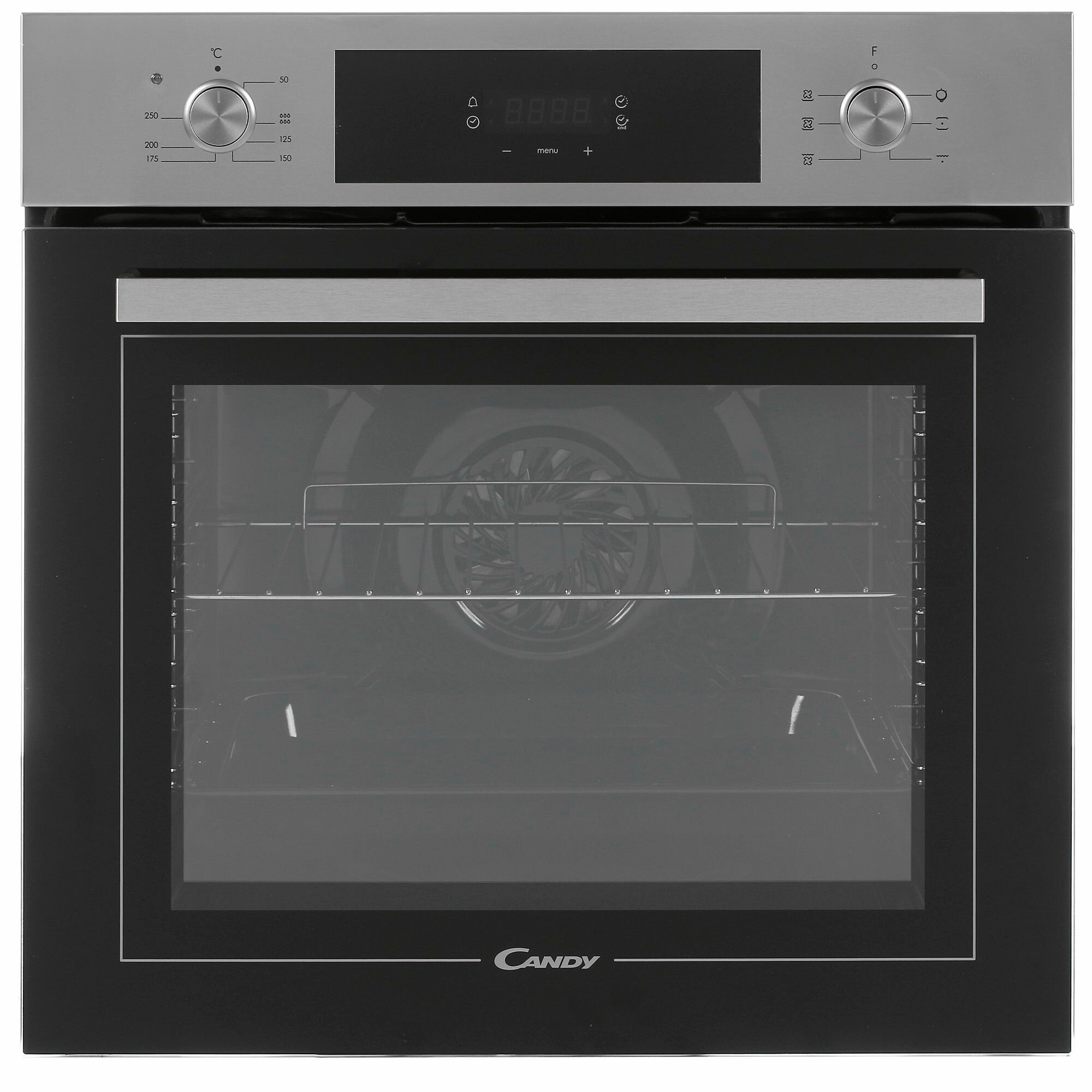 Электрический духовой шкаф Candy Timeless FCT615XL, 70 л, серебристый, гидролизный