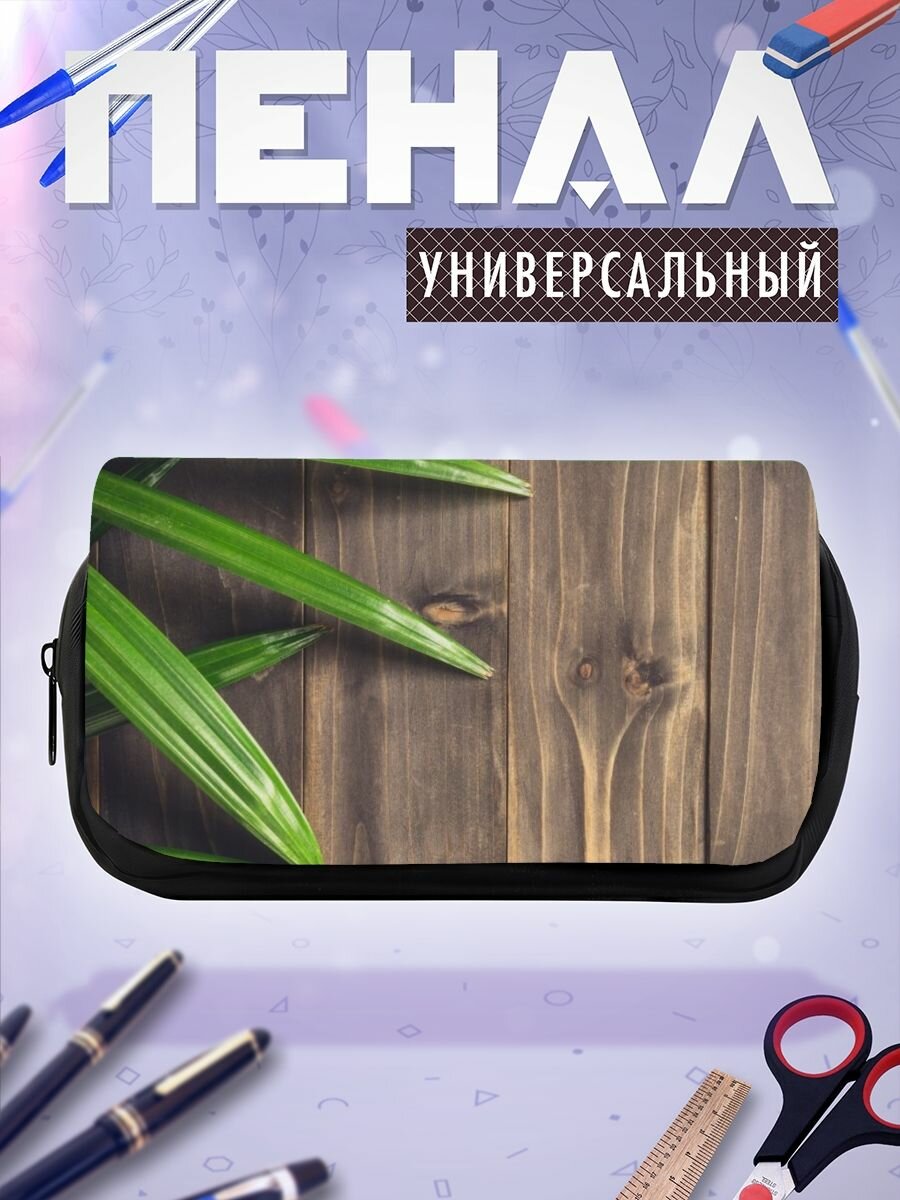 Школьный пенал древесина лист